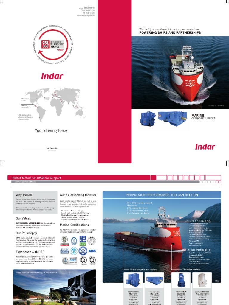 Indar Electric: Marine Motor Solutions | PDF | Nature