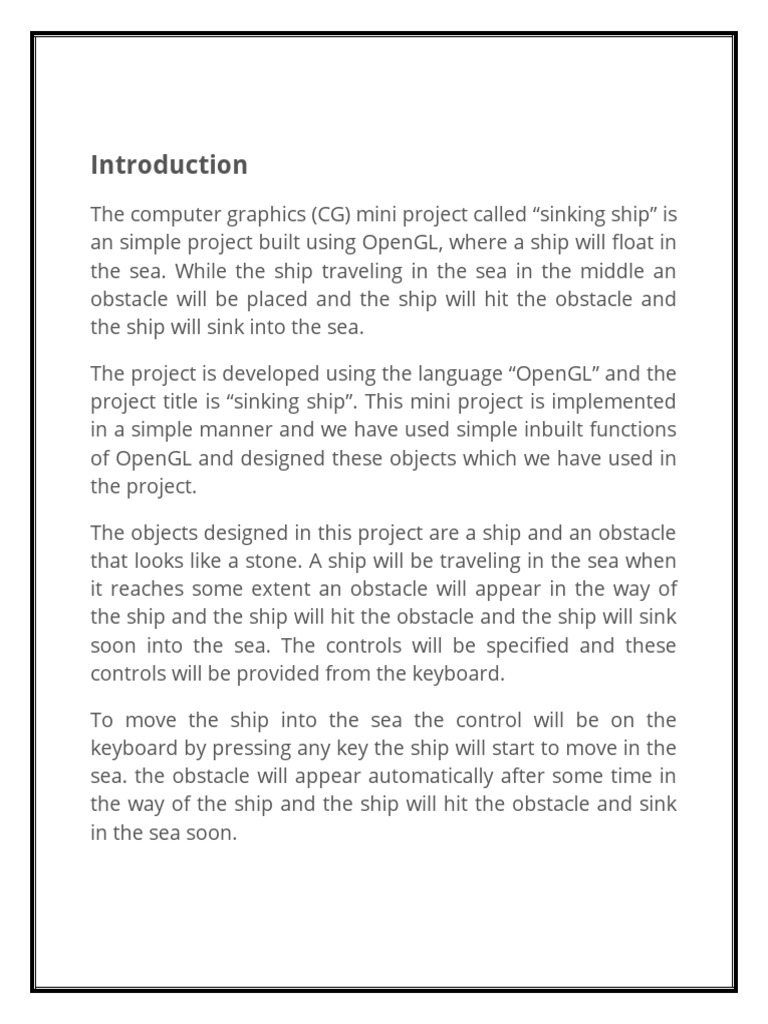 The Computer Graphics CGR Project | PDF | Computer Engineering ...