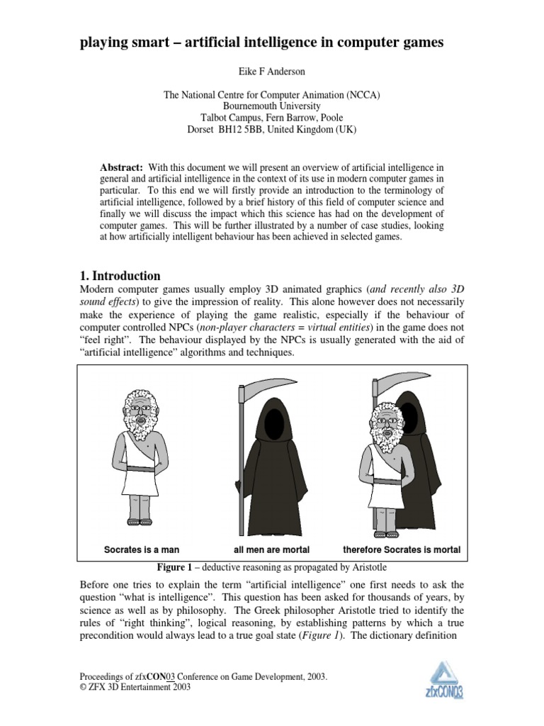 Ai Games | PDF | Artificial Intelligence | Intelligence (AI) & Semantics