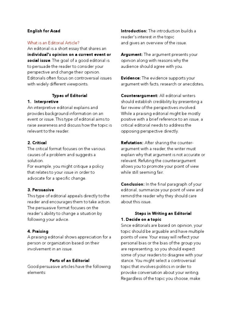 EAPP 2nd Quarter Editorial Guide | PDF | Survey Methodology | Questionnaire
