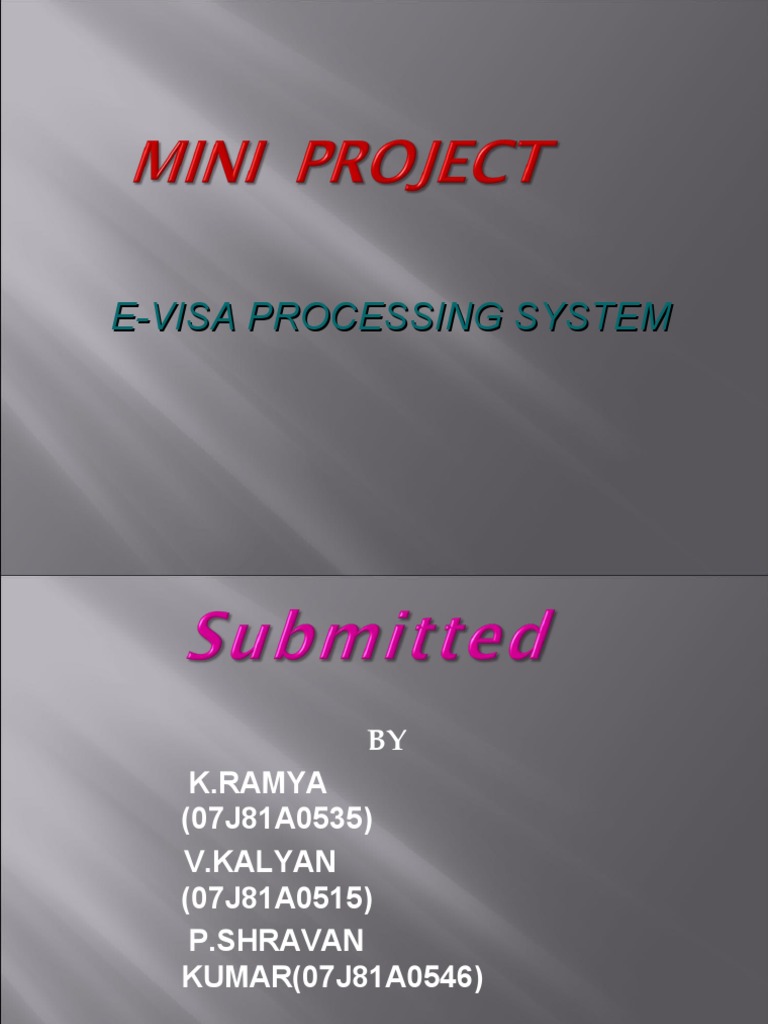 E Visa | PDF | Travel Visa | Login