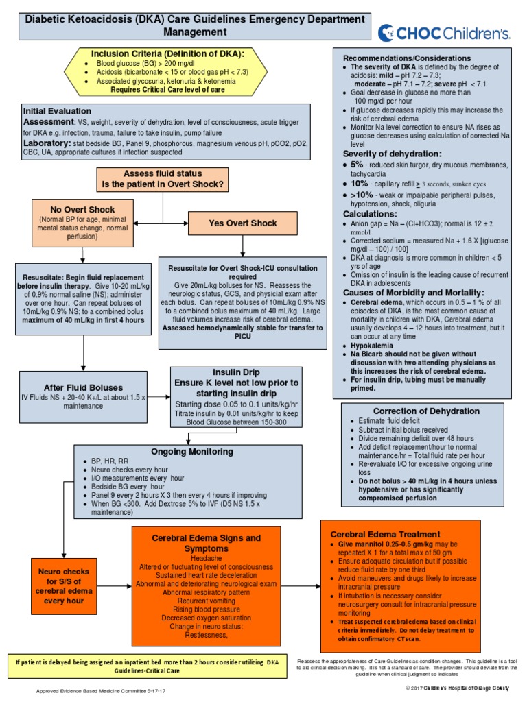 Diabetic Ketoacidosis Care Guideline Ed | PDF | Health Care | Clinical ...