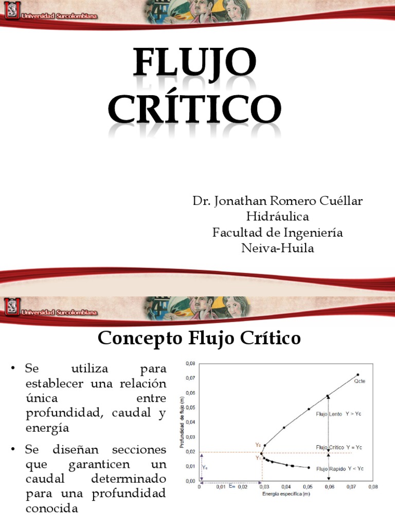 4 Flujo Critico | PDF | Descarga (hidrología) | Física