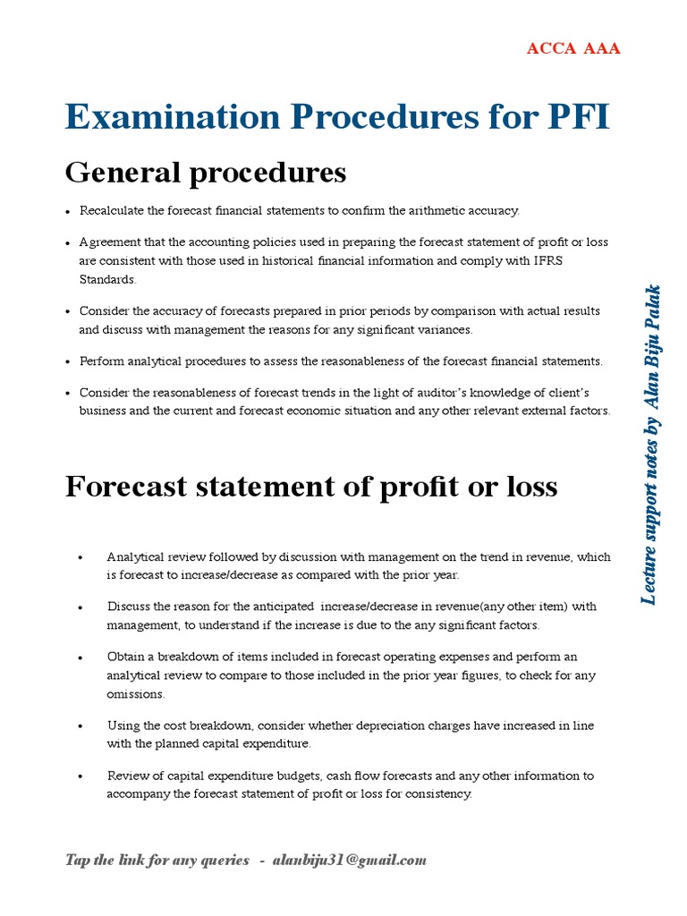 PFI Account Opening Procedures Guide | PDF | Financial Statement ...