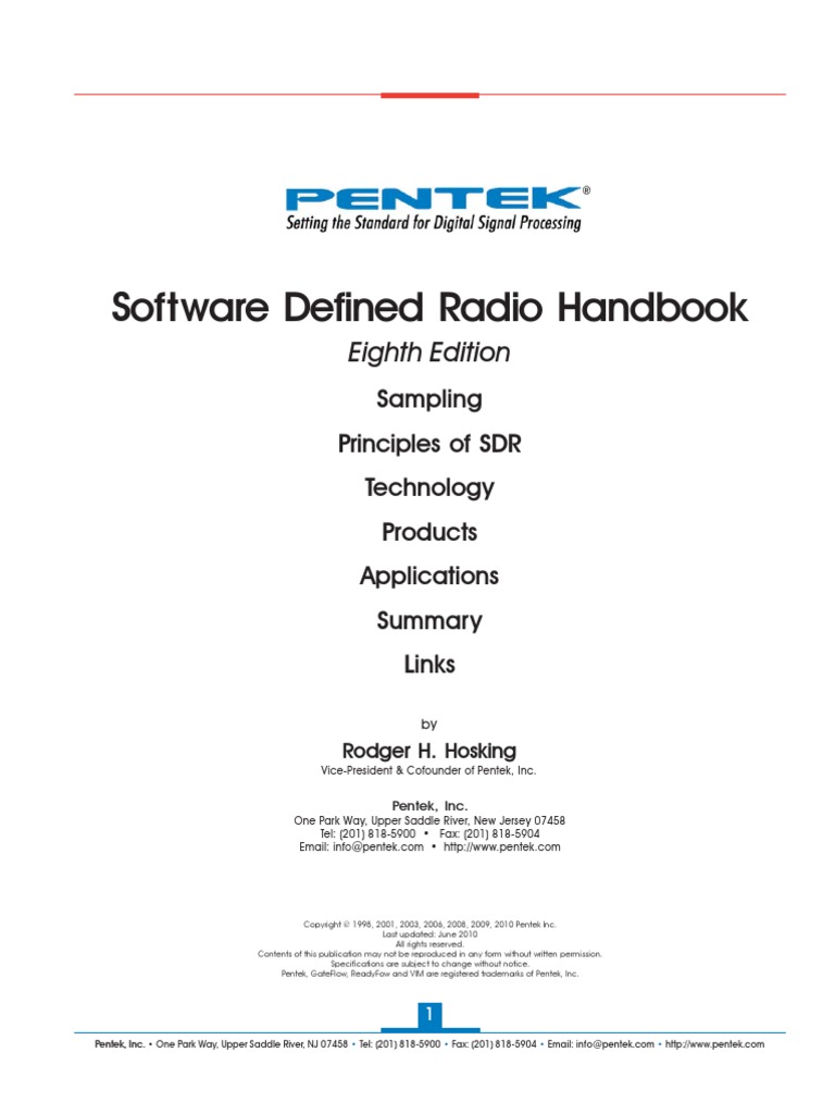 Software Defined Radio Handbook | PDF | Sampling (Signal Processing ...