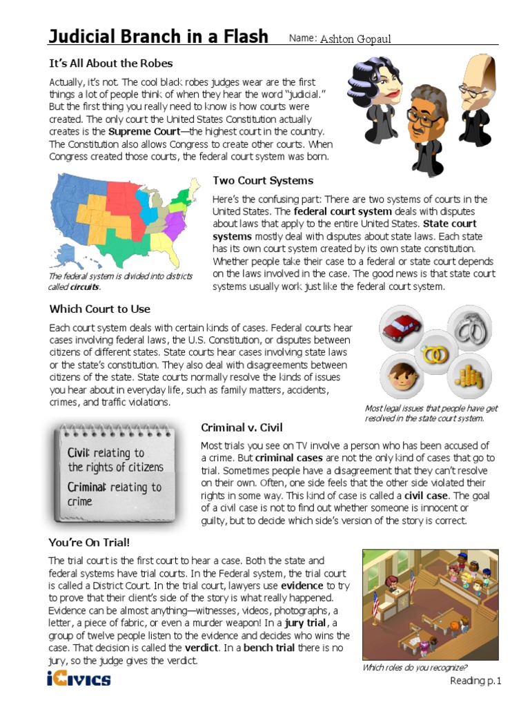 Understanding the U.S. Judicial System | PDF | Appeal | Supreme Courts