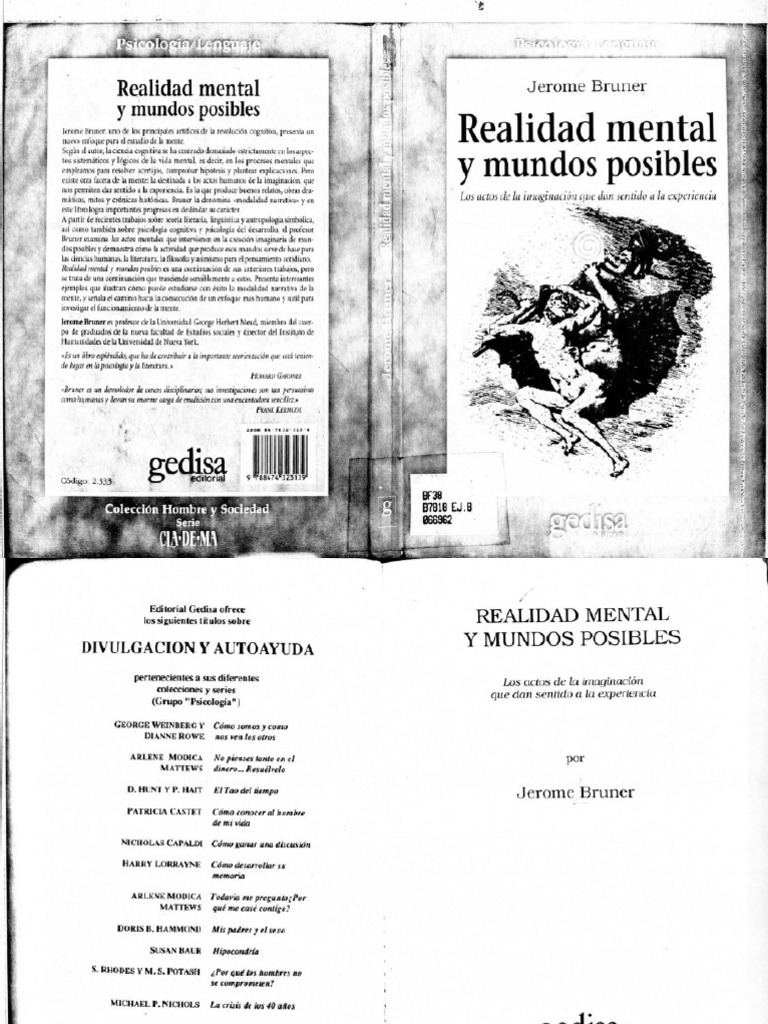 J. Bruner-Realidad Mental y Mundos Posibles | PDF