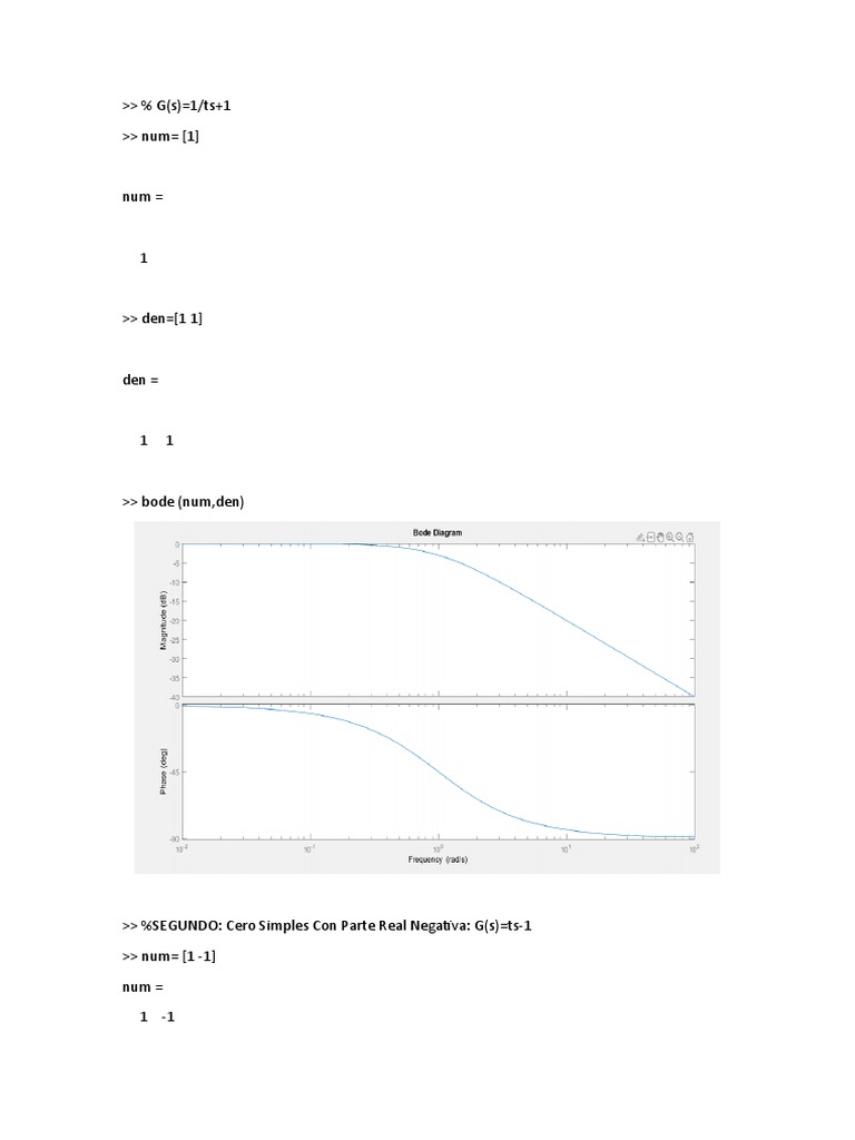 % G(S) 1/ts+1 Num | PDF | Computer Science | Algorithms