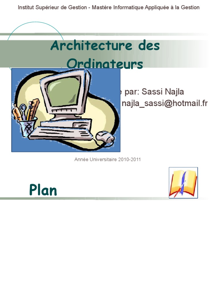 Architecture Des Ordinateurs | PDF | Processeur | Microprocesseur