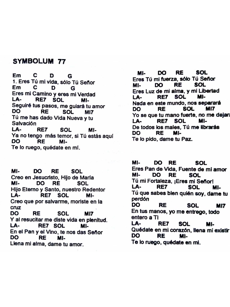 Symbolum 77 | PDF