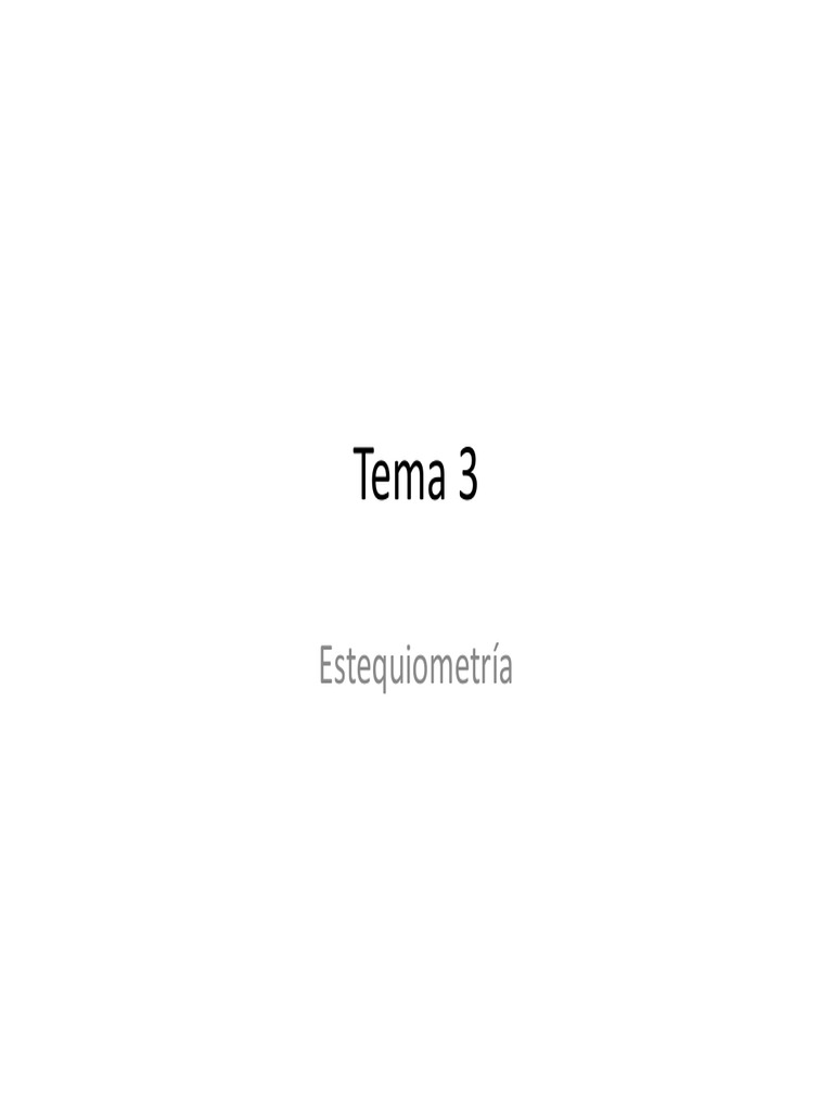 Cálculos Estequiométricos en Reacciones Químicas | PDF | Ácido ...