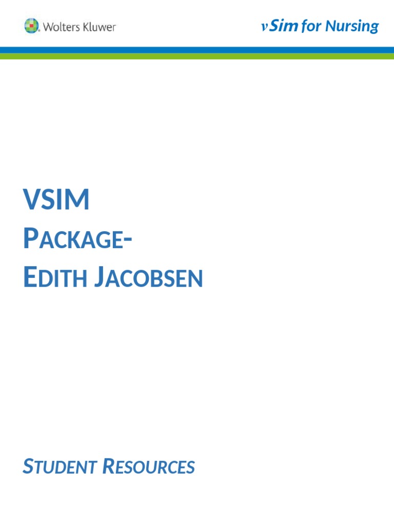 Edith Jacobson vSim Nursing Guide | PDF | Osteoporosis | Bone