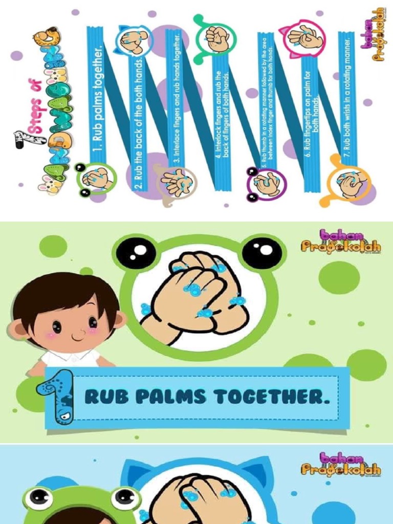 7 Steps of Handwashing | PDF