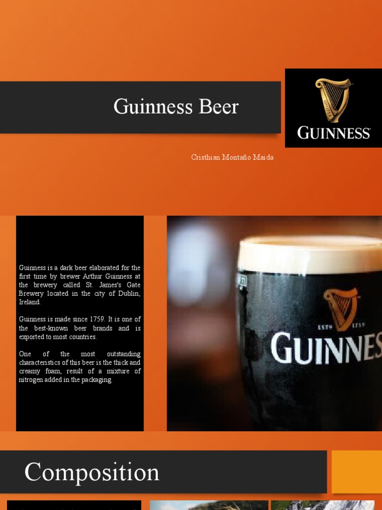 Composition and History of Guinness Beer | PDF