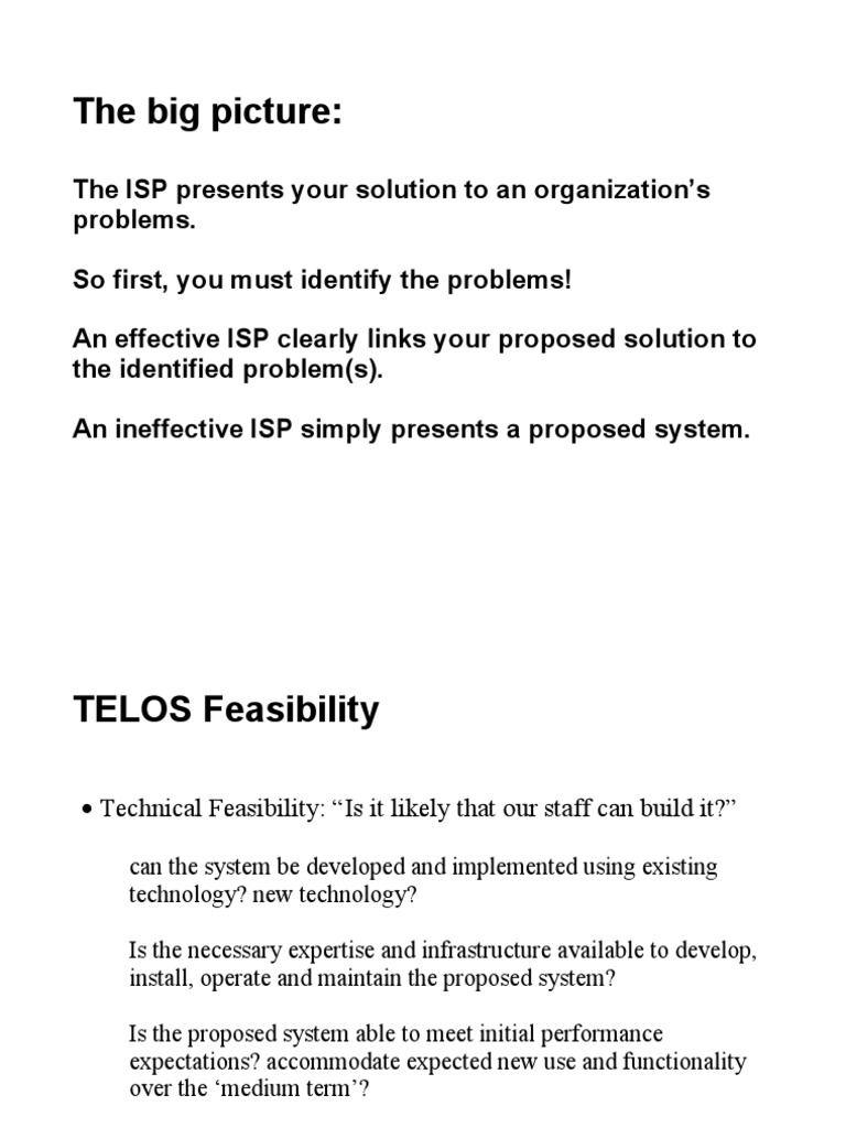 Feasibility ISP Writing | PDF | Cost–Benefit Analysis | Return On ...