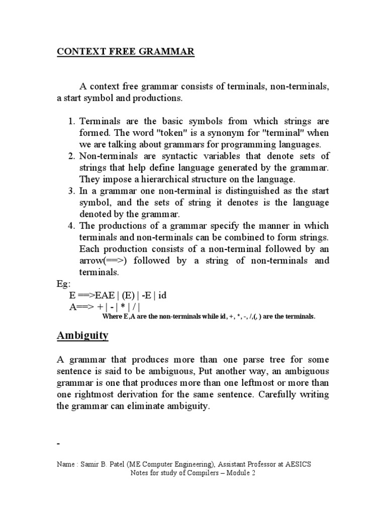Module 2 Pdf Parsing Computer Programming