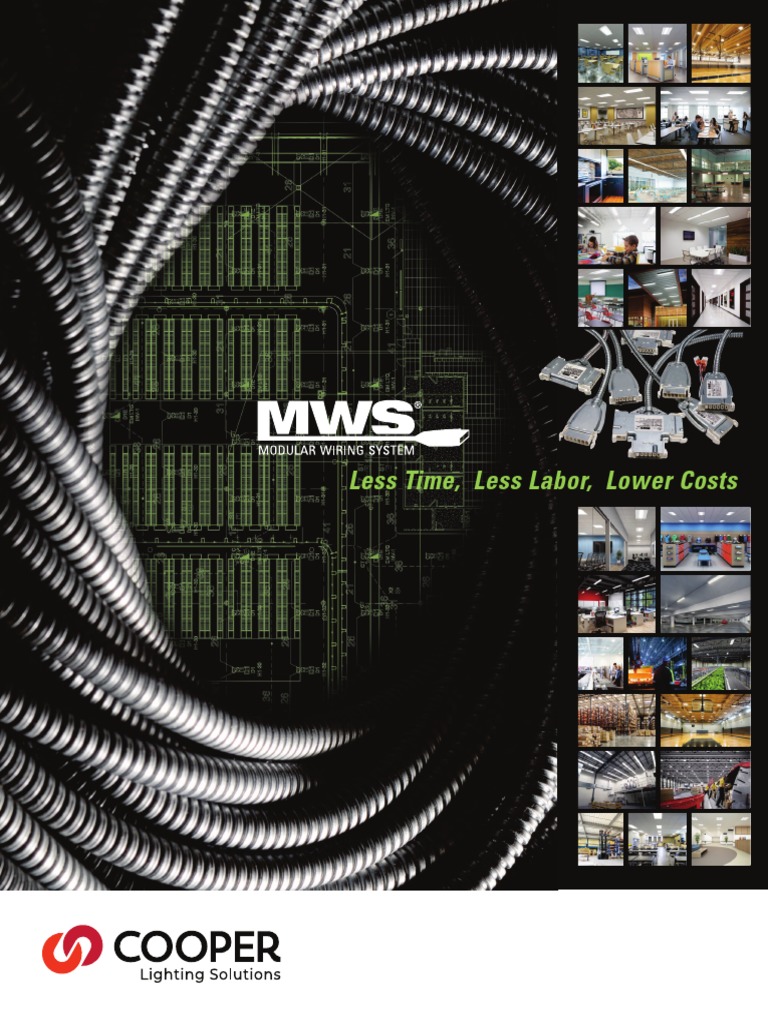 Mws Modular Wiring Brochure | PDF | Electrical Wiring | Electrical ...
