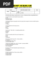 Soal Pjok KLS 2 | PDF