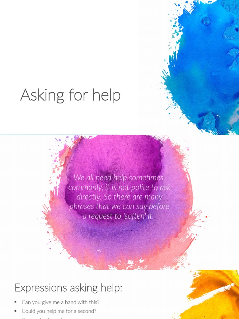 Asking For Help | PDF