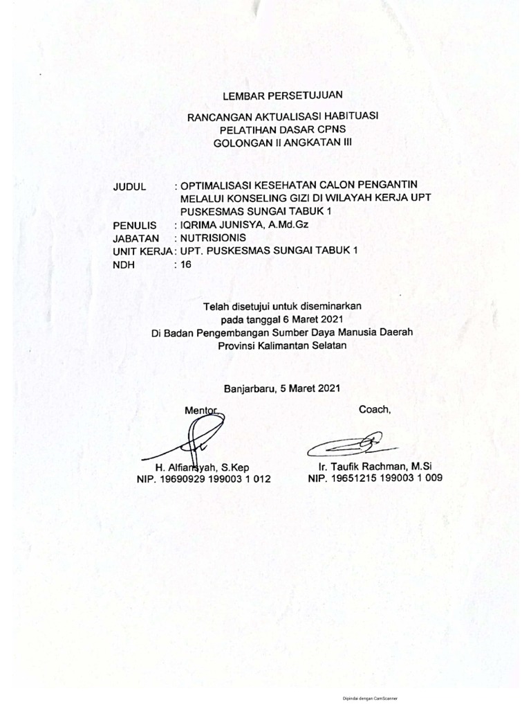2 Lembar TTD | PDF