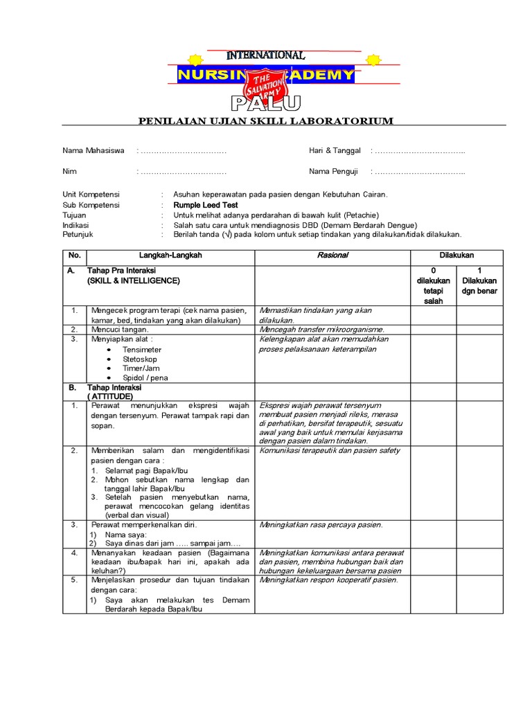 Rumple Leed Test | PDF | Kesehatan Holistik