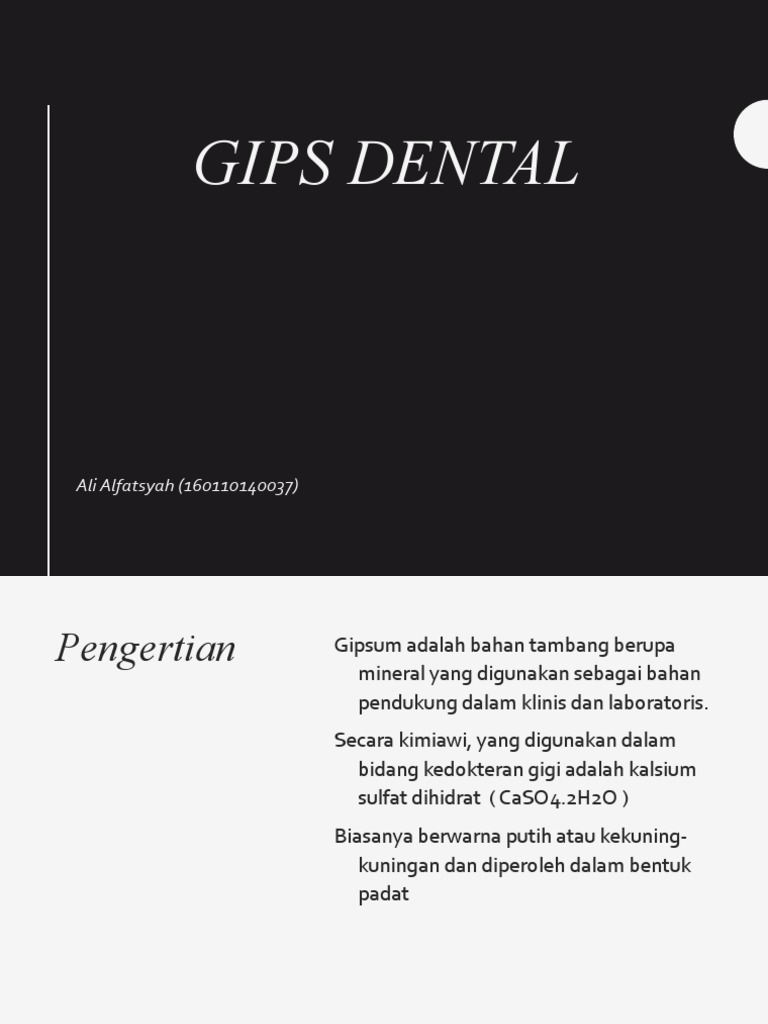 Gips Dental | PDF