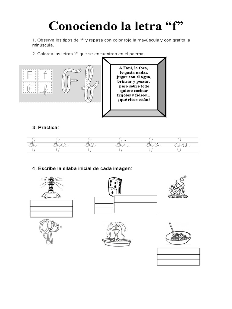Guía de La F | PDF | Artes del Lenguaje y Comunicación | Estudios de ...