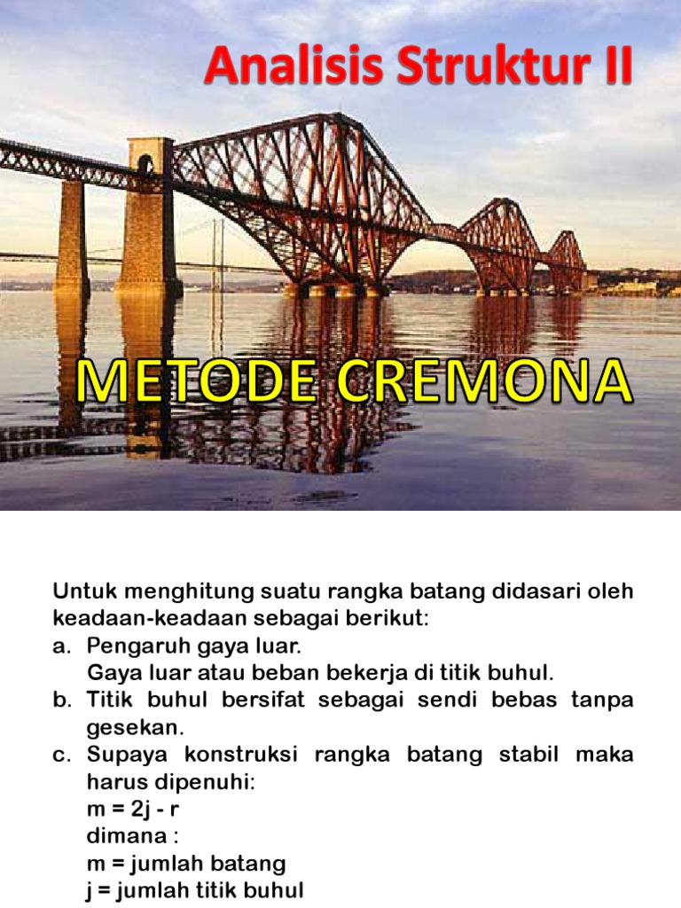 Metode Cremona - Pertemuan 3 | PDF