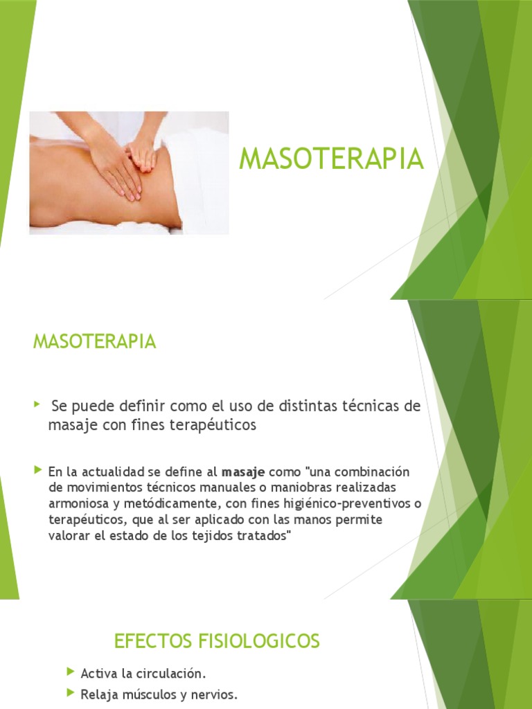 Beneficios y técnicas de masoterapia | PDF | Masaje | Músculo