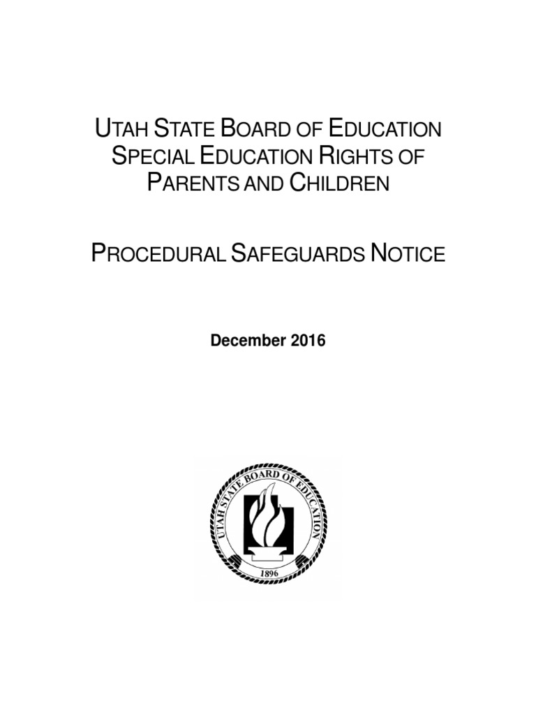 Procedural Safeguards E | PDF | Special Education | Individualized Education Program