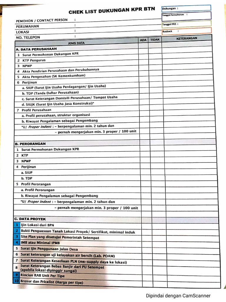 Checklist PKS | PDF