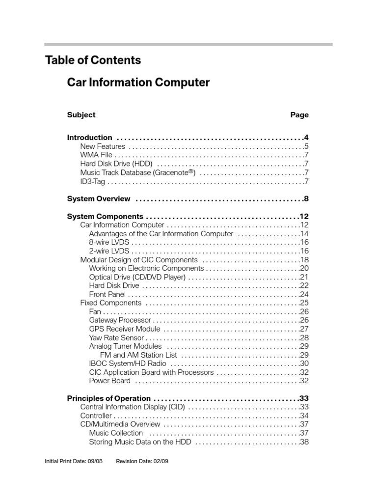 Car Information Computer - Web | PDF | In Band On Channel | Usb Flash Drive