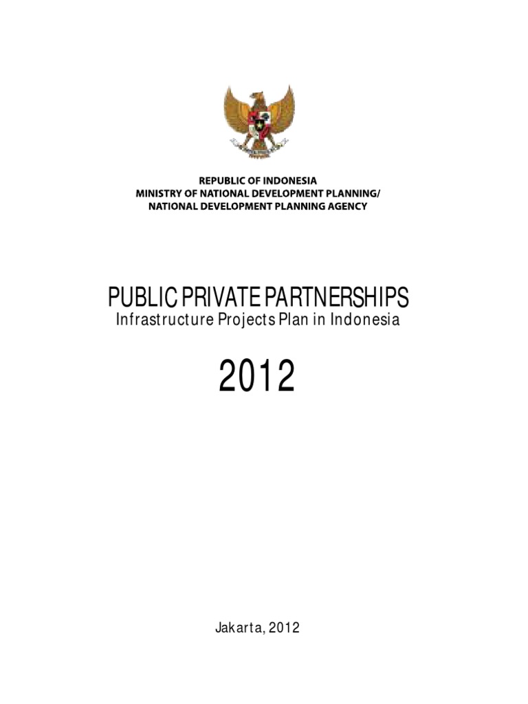 Indonesia PPP Book 2012 | PDF | Public–Private Partnership | Request ...