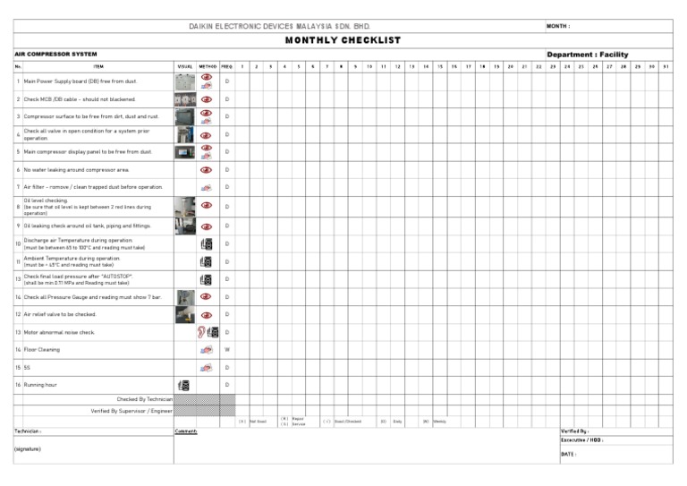 Compressor Autonomous Checklist | PDF | Gas Technologies | Gases