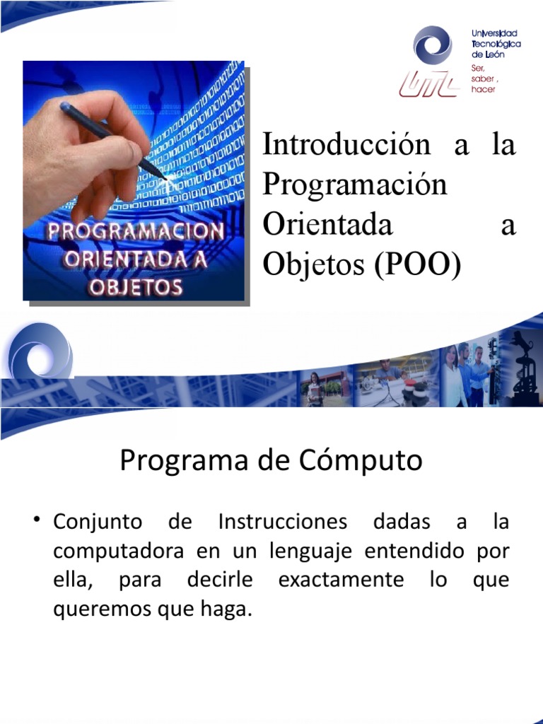 Introduccion A La Programacion Orientada A Objetos | PDF | Objeto (informática) | Programación ...