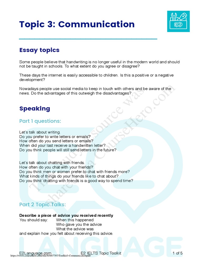 Toolkit3 Communication PDF | PDF | Public Speaking | Social Media