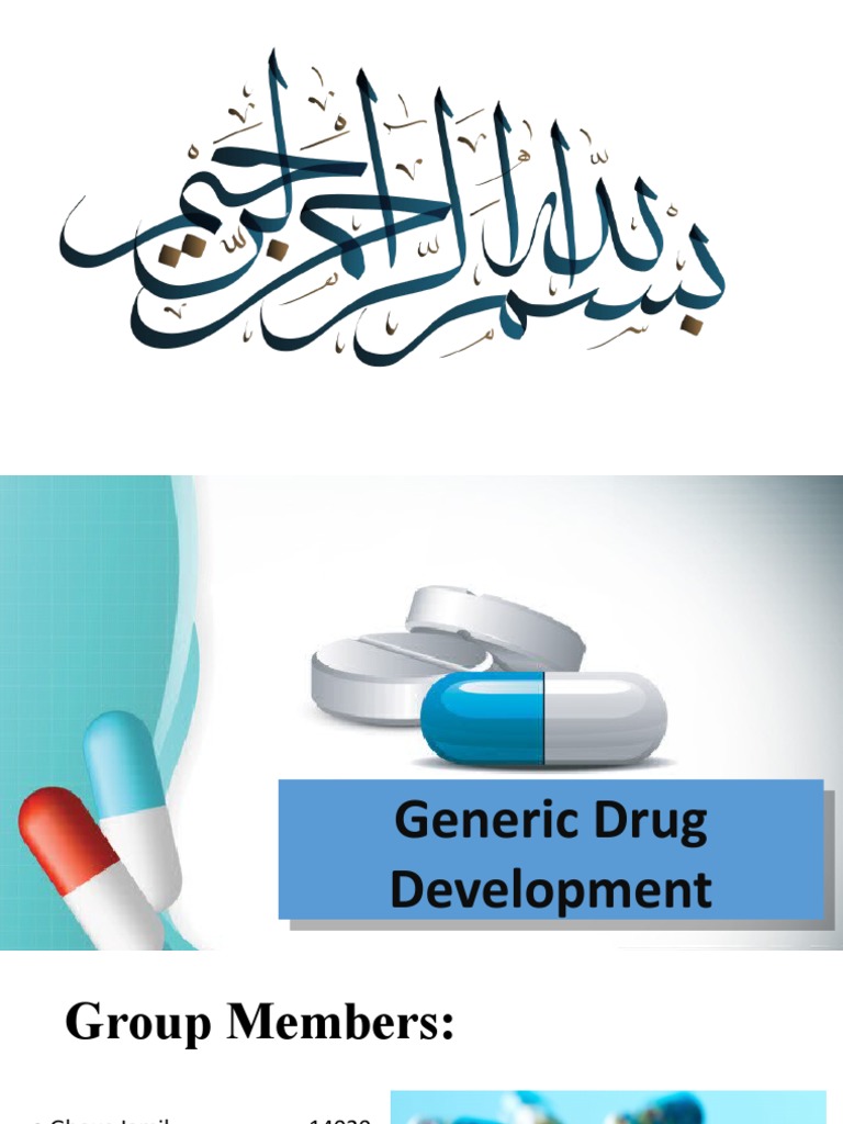 Generic Product Development | PDF | Generic Drug | Food And Drug ...