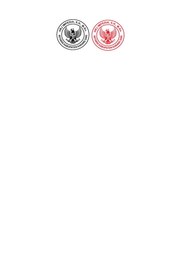 Design Contoh Stempel Notaris | PDF Design Contoh Stempel Notaris | PDF