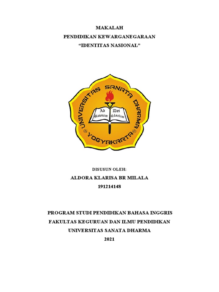 Makalah Identitas Nasional Indonesia | PDF