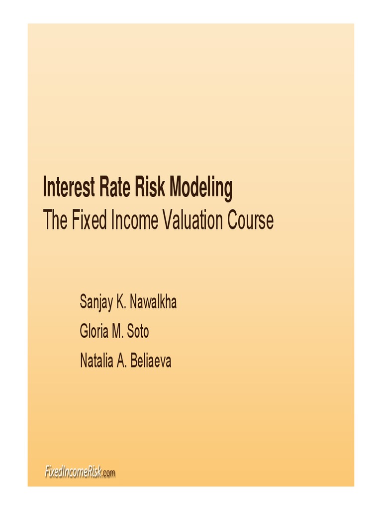 IRR Modeling | PDF | Bond Duration | Bonds (Finance)