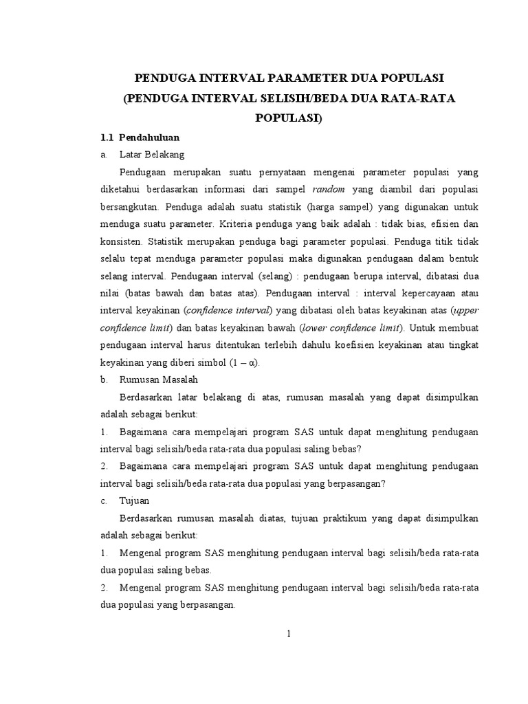 Metode Statistika 2 | PDF