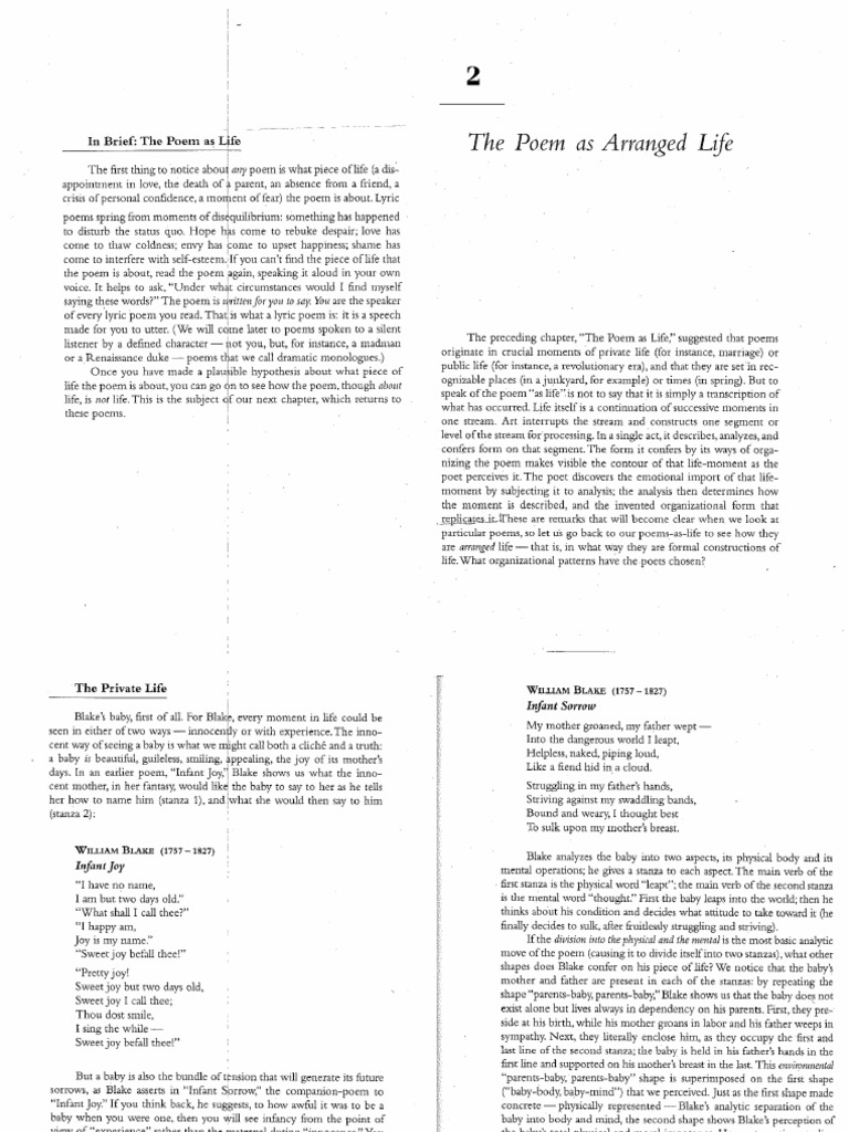 Vendler Arranged Life | PDF