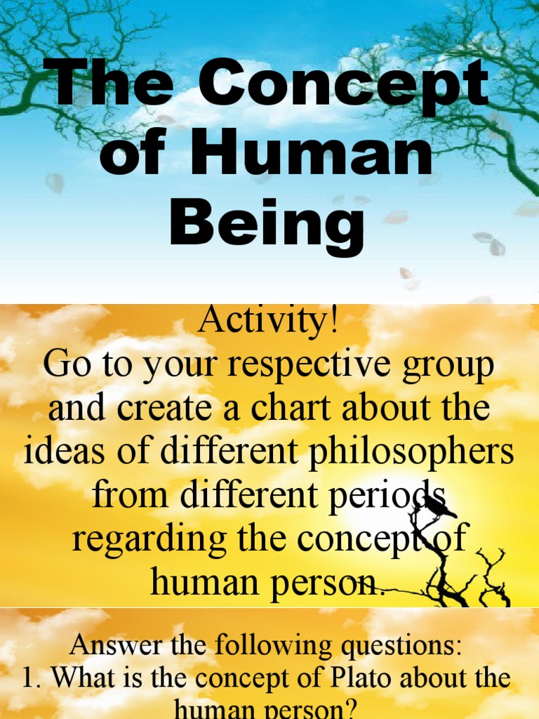 Philosophical Concepts of Human Being | PDF | Plato | Idea