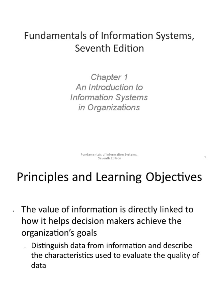 Information System Overview | PDF | Competitive Advantage | Information ...