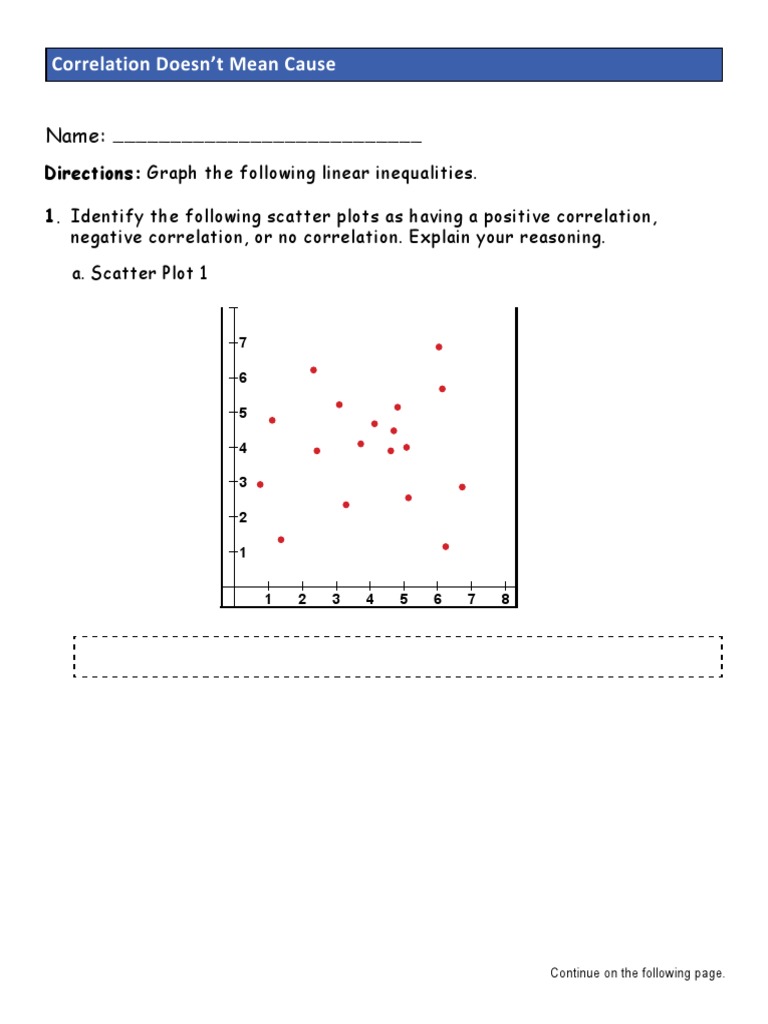 Correlation vs Causation | PDF | Correlation And Dependence | Scatter Plot