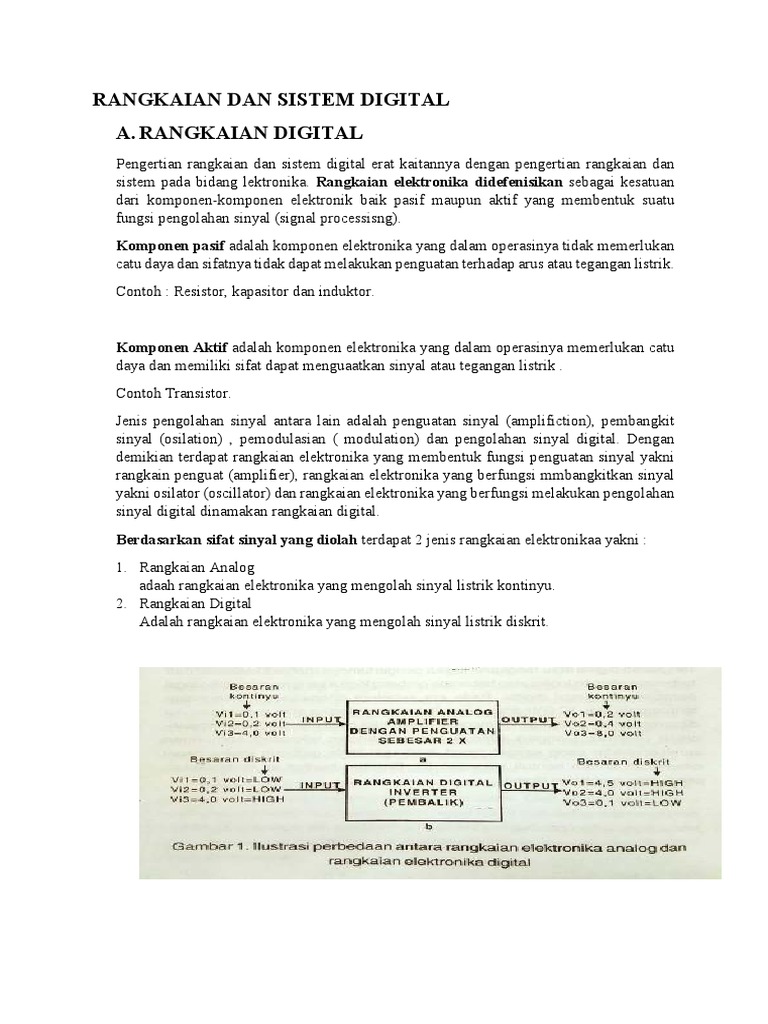 Rangkaian Dan Sistem Digital | PDF