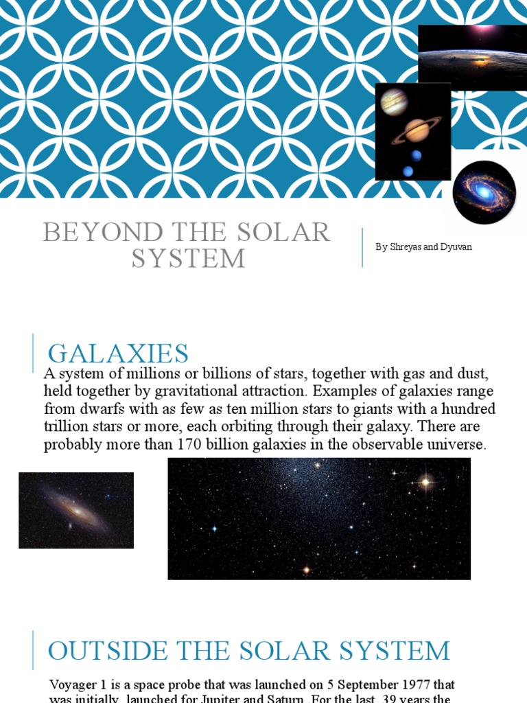 Beyond The Solar System | PDF | Milky Way | Solar System
