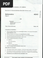 Maths O Level Nov 2023 Paper 1-zBpx8 | PDF