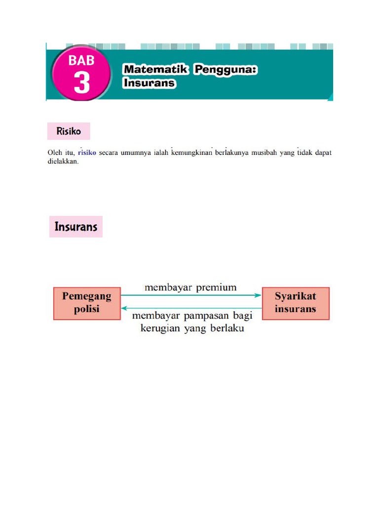 Matematik f5 Insurans | PDF | Game & Aktivitas