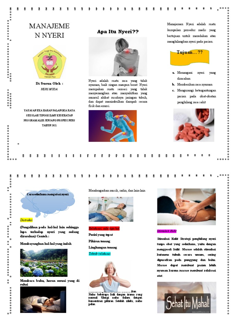 LEAFLET MAnajemen Nyeri | PDF